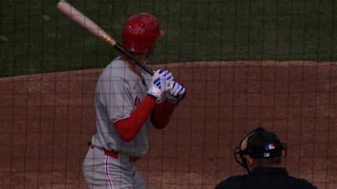 Trea Turner Hits An RBI Double In The 3rd Inning 02 27 2024 MLB Com