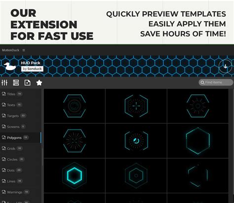 Hud Pack 175 Templates After Effects And Premiere Pro Sonduckfilm