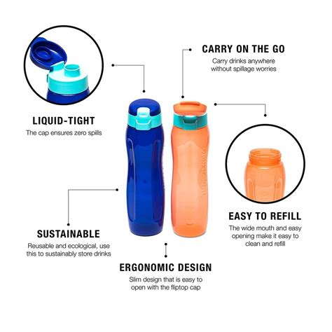 Tupperware Water Bottles At ₹ 1200set Tupperware Plastic Bottles In
