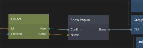 Show Popup Node Fluxscape Docs