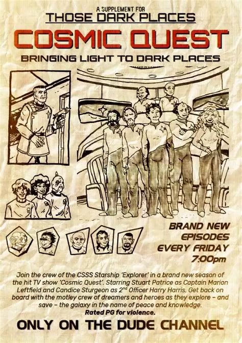 COSMIC QUEST A Supplement For The Those Dark Places RPG Farsight Games TDP DriveThruRPG