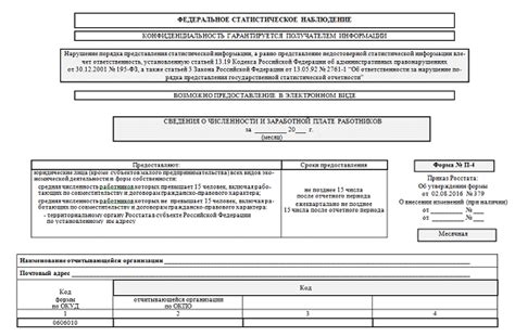Заполнение формы п 4 статистика пошаговая инструкция Бухучет инфо Мир фактов