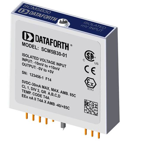 Dataforth 5b Voltage Input Module Impulse Embedded