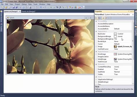 How To Create Splash Screen In Vb Net Youtube