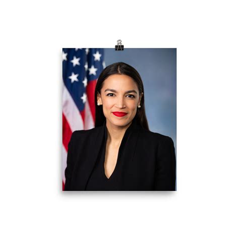 Rep Alexandria Ocasio Cortez Aoc Official Portrait Print Poster Art Unlimited