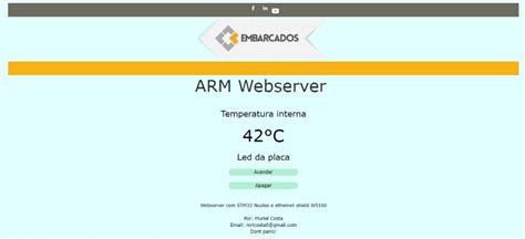 Arm Webserver With Ethernet Shield W5100 And Stm32 On Mbed