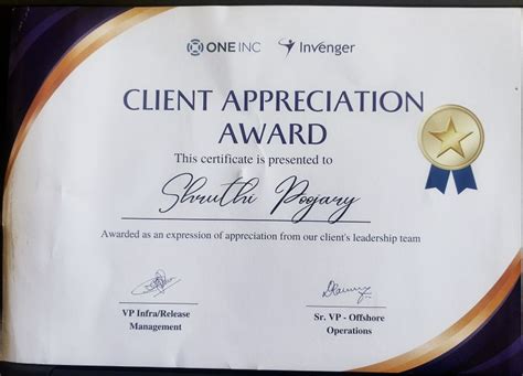 Shruthi Poojary On Linkedin Clientappreciation Award Grateful