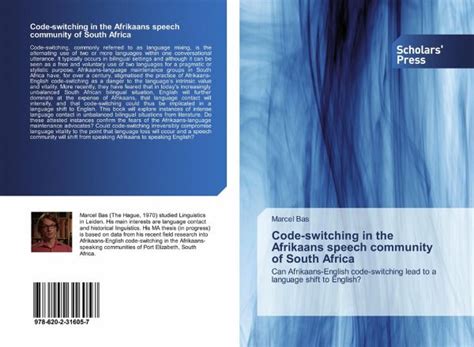Code Switching In The Afrikaans Speech Community Of South Africa Von Marcel Bas Englisches