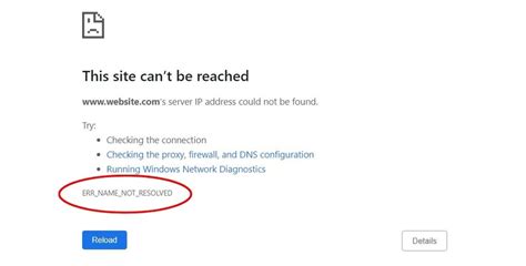 Troubleshooting Err Name Not Resolved A Comprehensive Guide To Overcoming This Common Dns Error