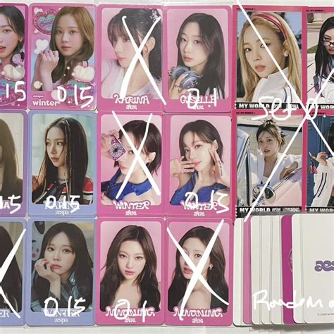 Aespa Photo Card 드라마 스파이시 트레카 카리나포카 윈터포카 On Bunjang Global Site
