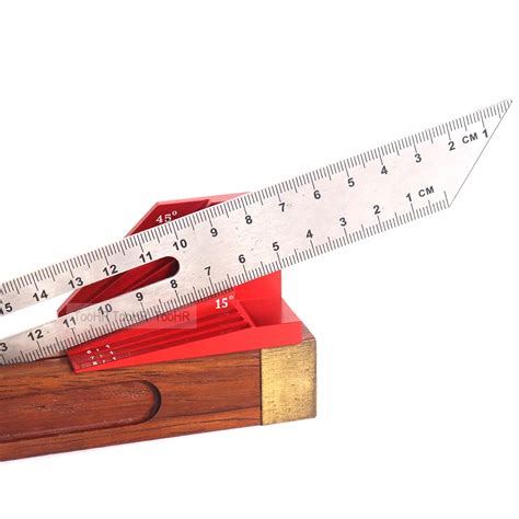 Aluminum Alloy T Bevel Carpenter Protractor For Woodworking Angle Measurement