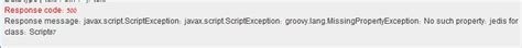 Groovy Error 500 After Connecting To Redis In Jmeter Stack Overflow