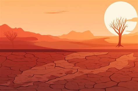 Premium Photo Drought Lack Or Absence Of Precipitation Over A Long Period Of Time With