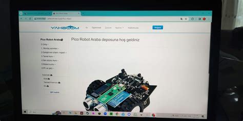 Yahboom Raspberry Pi Pico Car Robot Kit Adopt Micropython Programming