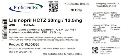 Lisinopril And Hydrochlorothiazide Information Side Effects Warnings