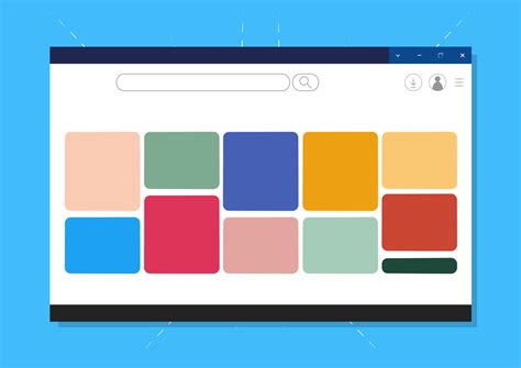 Web Page Ui Design Template Vector Illustration 10634375 Vector Art At