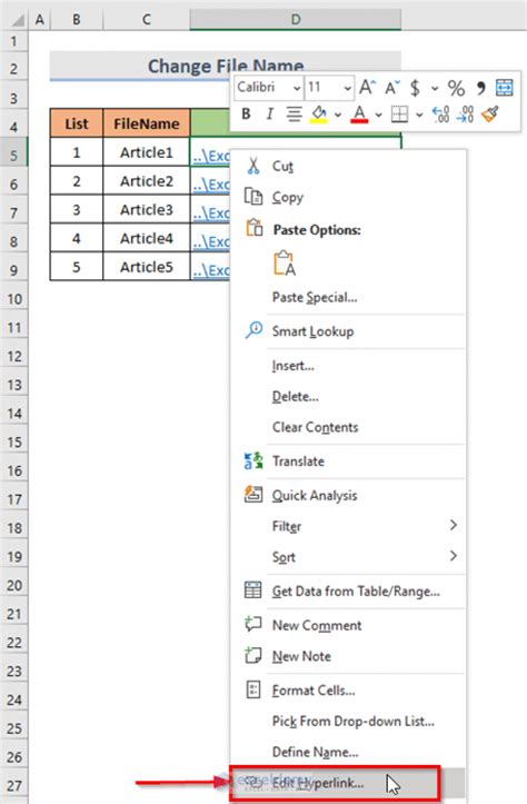 How To Solve Cannot Open The Specified File Error In Excel Hyperlink
