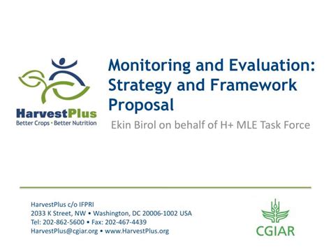 Ppt Monitoring And Evaluation Strategy And Framework Proposal Powerpoint Presentation Id