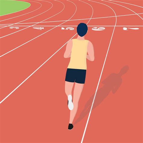 Man Running Track Vector Art Icons And Graphics For Free Download