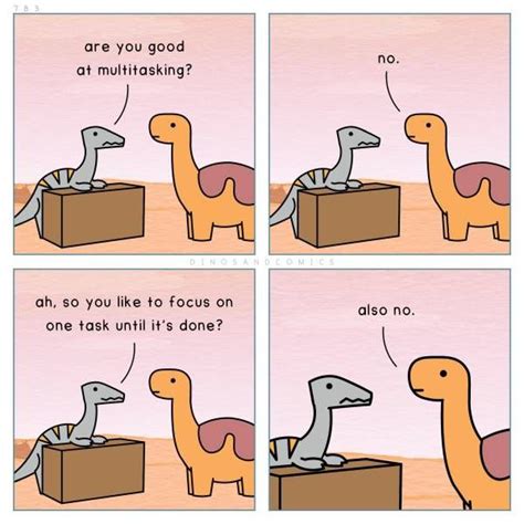 Multitasking [comic] Funny Cutie Quote Cute Comics