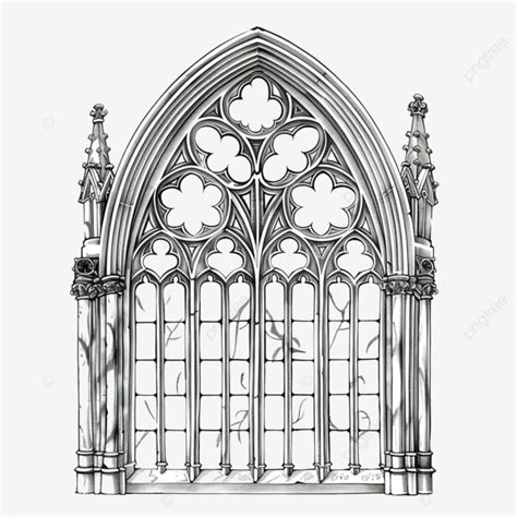 창문 빈티지 조각의 대형 고딕 창문 트레이서리 기술적 측면 크기가 큰 고딕 창문 Png 일러스트 및 이미지 에 대한 무료 다운로드 Pngtree