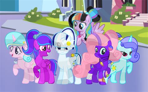 Mlp Crystal Mane Six Base By Emeraldjeweltm On Deviantart