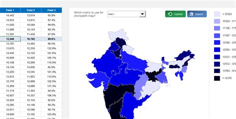 India Choropleth Map Excel Template Excel Wonders Amazing Excel Templates