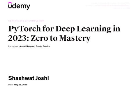 Deeplearning Pytorch Machinelearning Datascience Shashwat Joshi
