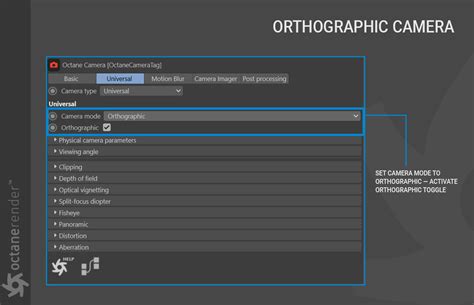 Camera Types 相机类型 Universal Camera 通用相机 《octane For Cinema 4d