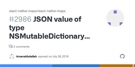 Json Value Of Type Nsmutabledictionary Cannot Be Converted To