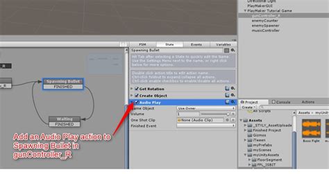 Unity Playmaker How To Make A VR Shooting Game With BGM And SE