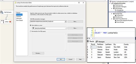 An Overview Of The Lookup Transformation In Ssis