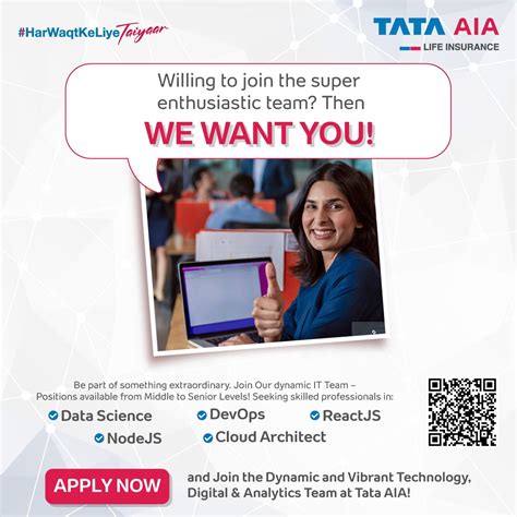 datascience devops reactjs nodejs cloudarchitect tata aia life insurance 23 comments