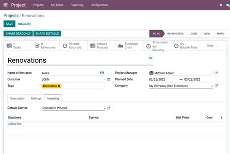An Overview Of Odoo 15 Project Management Module