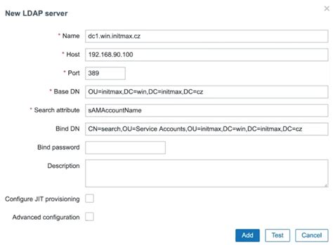 Zabbix Automation Of User Management Jit Initmax Sro