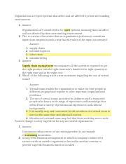 CSIS CHAPTER Docx Organizations Are Open Systems That Affect And Are Affected By Their