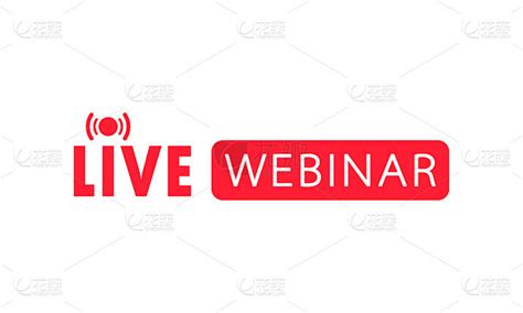 现场研讨会按钮。在线讲座和教育图标。ui Ux界面概念。电子学习、研讨会或课程。矢量在孤立的白色背