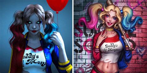 5 Super Creepy Harley Quinn Fan Art Pics And 5 Totally Stunning Ones