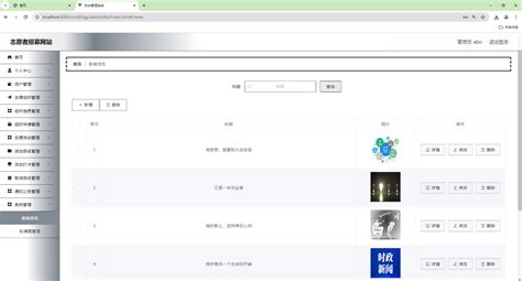 基于ssm的志愿者招募管理系统，校园志愿者管理系统，附源码数据库论文ppt，包远程安装调试 Csdn博客