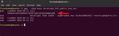 how to verify pgp signature of downloaded software on linux linuxbabe