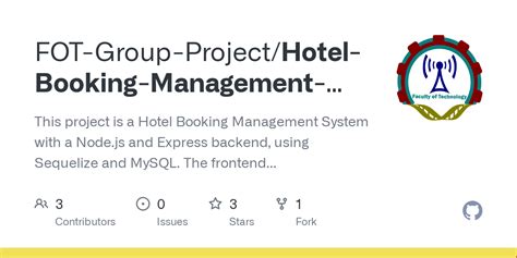 Github Fot Group Project Hotel Booking Management System
