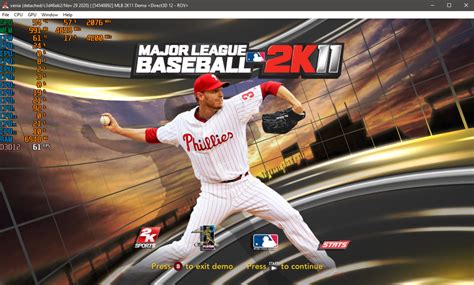 54548892 MLB 2K11 Demo Issue 1671 Xenia Project Game