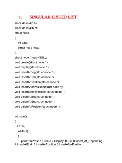 Linked List Dsa Pdf Pointer Computer Programming Queue