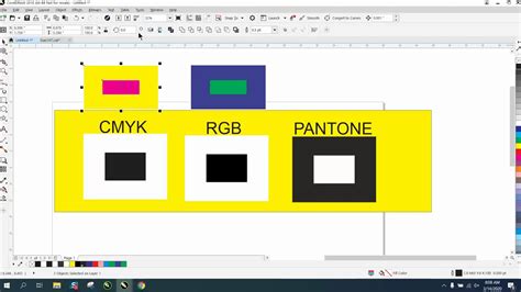 Corel Draw Tips And Tricks Invert Colors Cmyk And Rgb Youtube