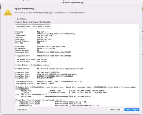 Fig Crashed After System Update One User Interaction · Issue 1808
