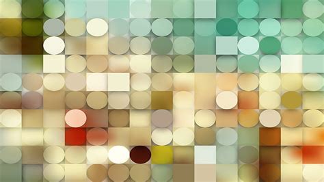 추상 밝은 색 기하학적 원과 사각형 배경 벡터 이미지 Ai Eps Uidownload