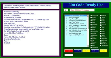 Belajar Vba Excel Paket Belajar Ebook Pdf Full Vba
