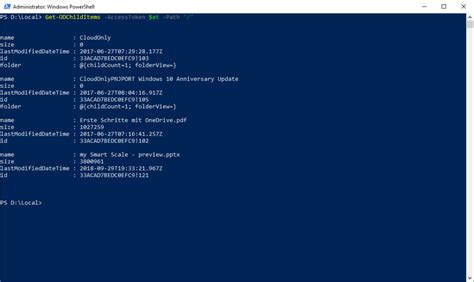 working with the onedrive powershell module sepago