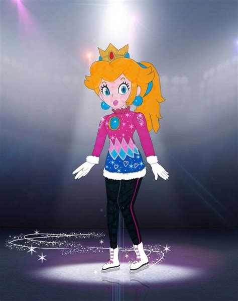 Princess Peach In Skating Spotlight By Buena17valle On Deviantart