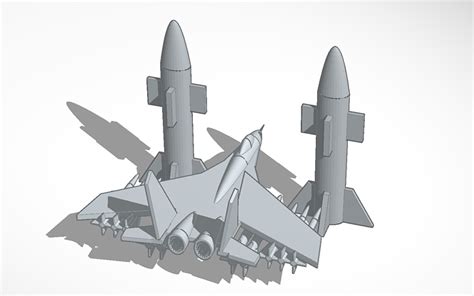 3d Design F 16 Fighter Jet Tinkercad